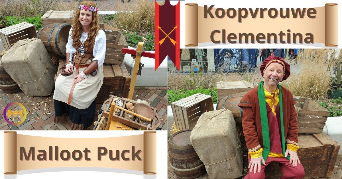 Middeleeuwse Koopvrouwe Clementina, Clara en Malloot Puck